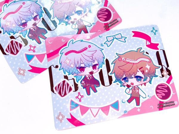 Vtuber CroNoir Sticker Sheet [Mewokuro] – IllustCafe