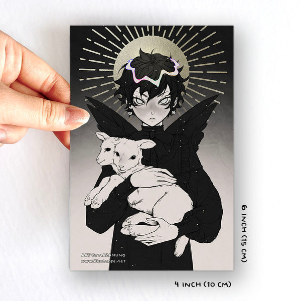 LAMB 01 Postcard [Mazamuno] – IllustCafe