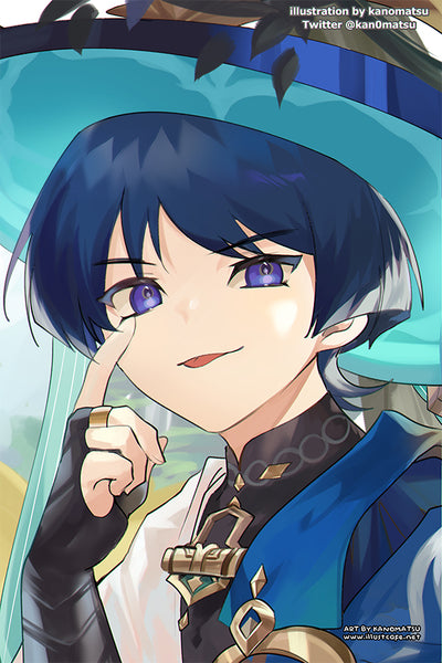 Genshin Scara Poster [Kanomatsu] – IllustCafe