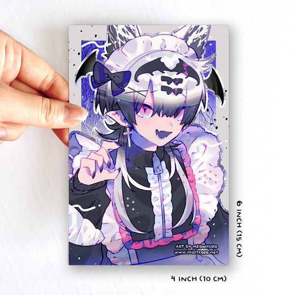 Maidmaidmaid Postcard [Meowkuro] – IllustCafe