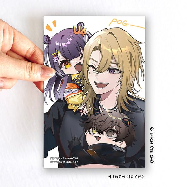 Niji Luca Alban Umise Postcard [Kanomatsu] – IllustCafe